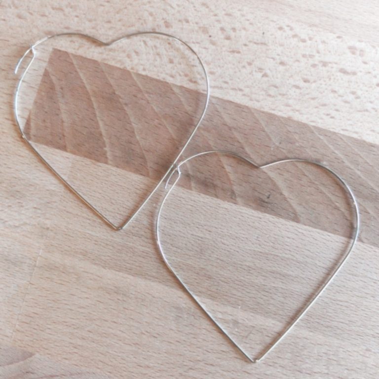 Heart Hoop Earrings - Shop Women's Cute Boho Earrings